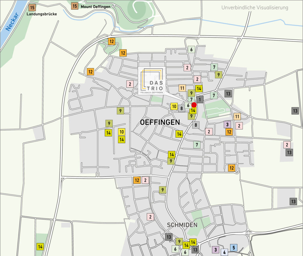 Das Trio – wohnen in Fellbach-Oeffingen